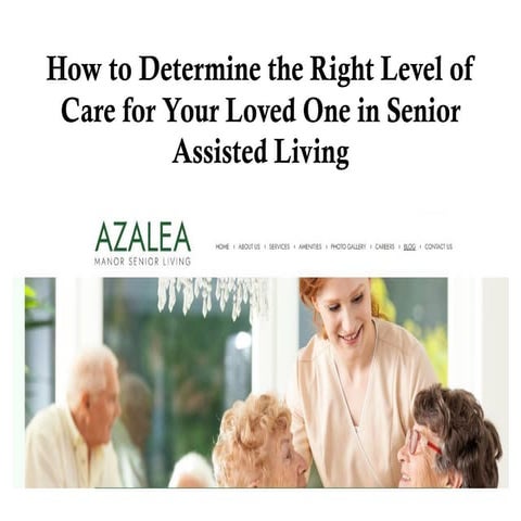 Azlea Manor, Residental care at Azalea manor senior living