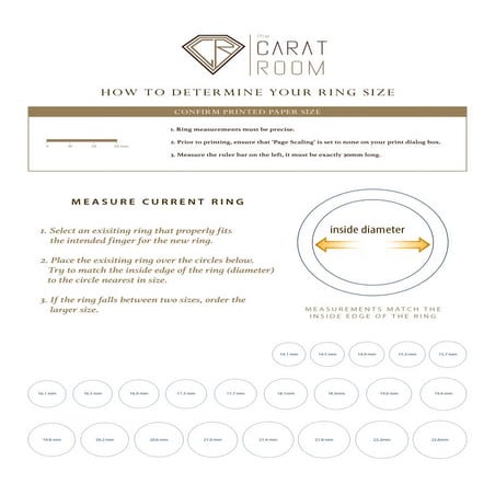 How To Determine Your Ring Size | PDF