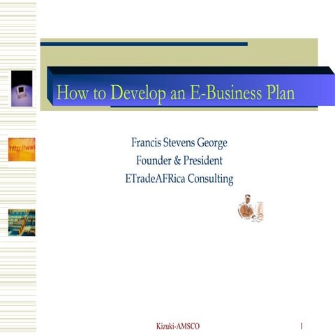 How to develop an e business plan | PPT