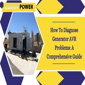 How To Diagnose Generator AVR Problems A Comprehensive Guide | PPTX ...