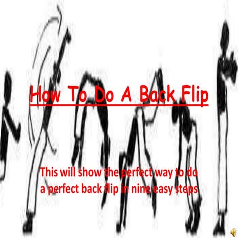 How to do a back flip | PPT