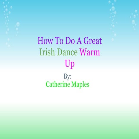 How To Do A great Warm Up | PPT