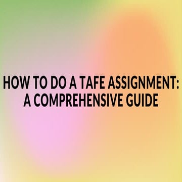 10 Tips on How to Write an Assignment for College | PPTX