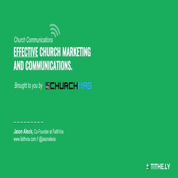 How to Do Effective Church Communications & Marketing | PPT