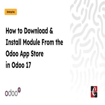 How To Download And Install Module From The Odoo App Store In Odoo 17 Ppt 9436