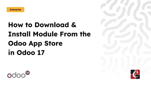 How To Download And Install Module From The Odoo App Store In Odoo 17 Ppt 9436