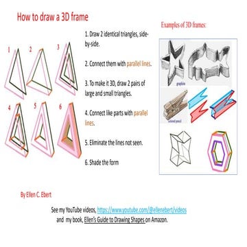How to draw a 3D frame.pptx | 3-D Graphics | Computer Software and Applications