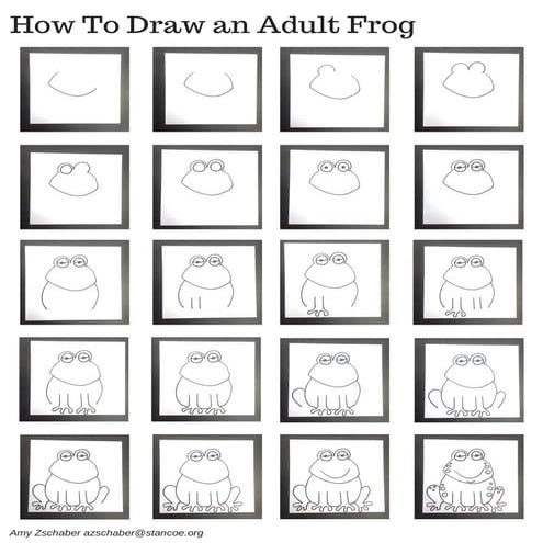 How to draw an adult frog | PDF
