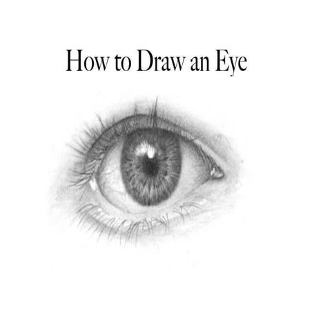 How To Draw An Eye | PDF