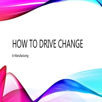 How to Drive Change | PPT