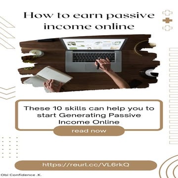 how to Earn Passive Income Online | PDF