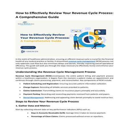 How to Effectively Review Your Revenue Cycle Process.pdf