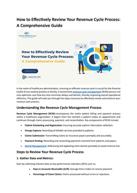 Tips to improve your RCM (Revenue Cycle Management) | PPT