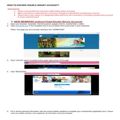 Flolyf How To Encode | PDF