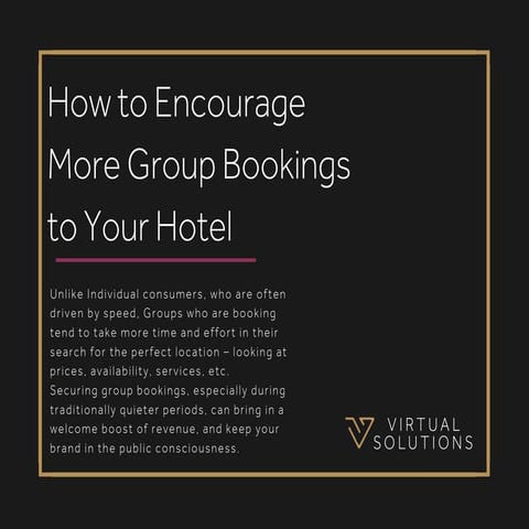 How to Encourage More Group Bookings to Your Hotel | PDF