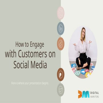 How to Engage with Customers on Social Media | PPTX