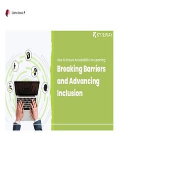 Strategies for Enhancing eLearning Accessibility | PDF