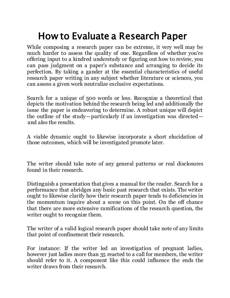 How To Evaluate A Research how-to-evaluate-a-research