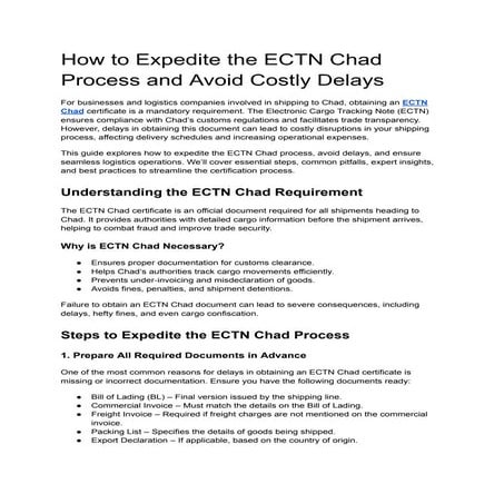 How to Expedite the ECTN Chad Process and Avoid Costly Delays.pdf