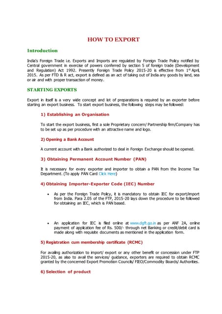 Import export custom clearance process | PDF | Logistics and Transportation Industry | Industries