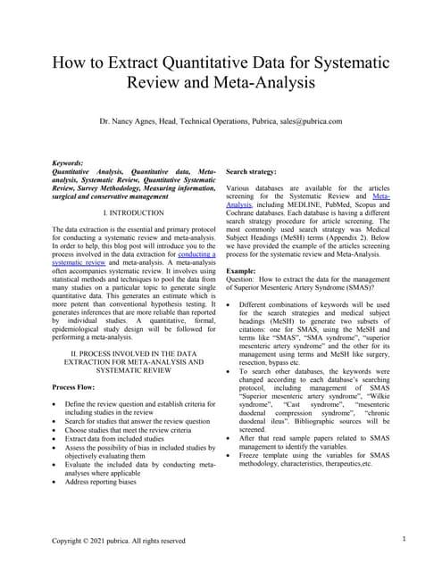 Narrative review | Systematic review | Data extraction | PPT