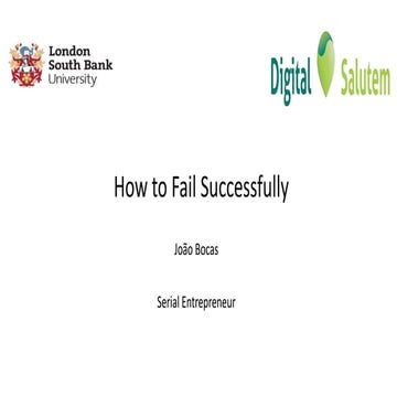 How to Fail Successfully | PPT