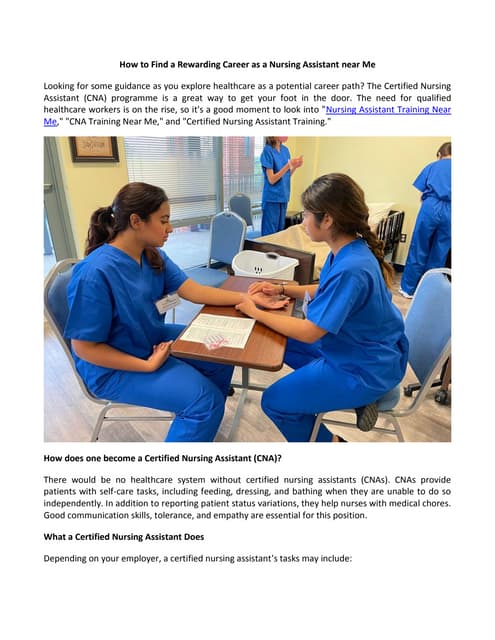 Cna-certified nursing assistant | PPT