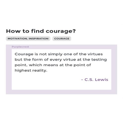 How to choose courage | PDF