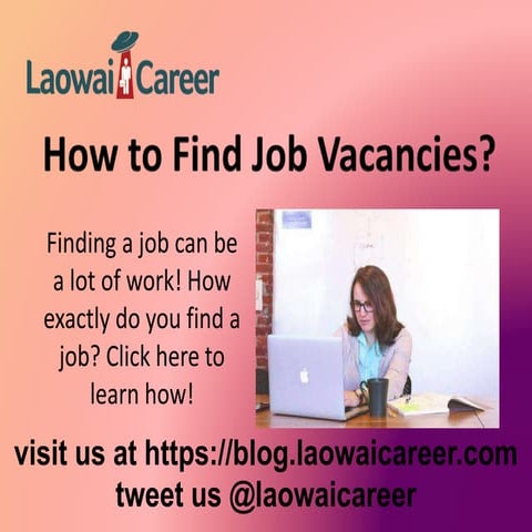 How to Find Job Vacancies? | PPTX | Search | Internet