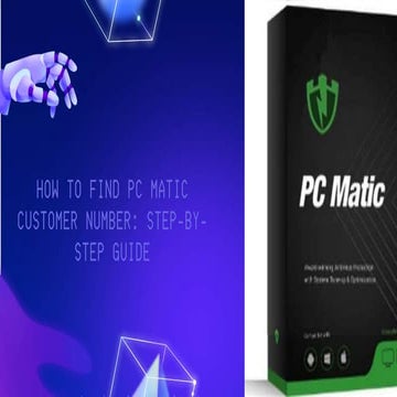How to Find PC Matic Customer Number Step-by-Step Guide.pptx