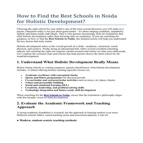 How to Find the Best Schools in Noida for Holistic Development.pdf