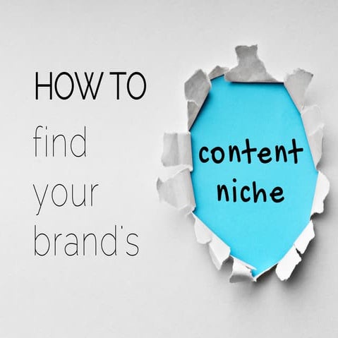 How to find your brand's content niche | PPT