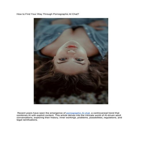 How to Find Your Way Through Pornographic AI Chat (1).docx