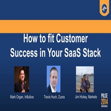 How to Fit Customer Success into your SaaS Stack | PPTX | Cloud ...