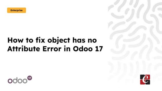 How To Add Archive And Unarchive Option In Odoo 17 | PPTX