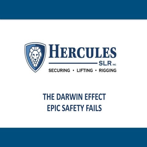 The Darwin Effect - Epic Safety Fails | PPTX