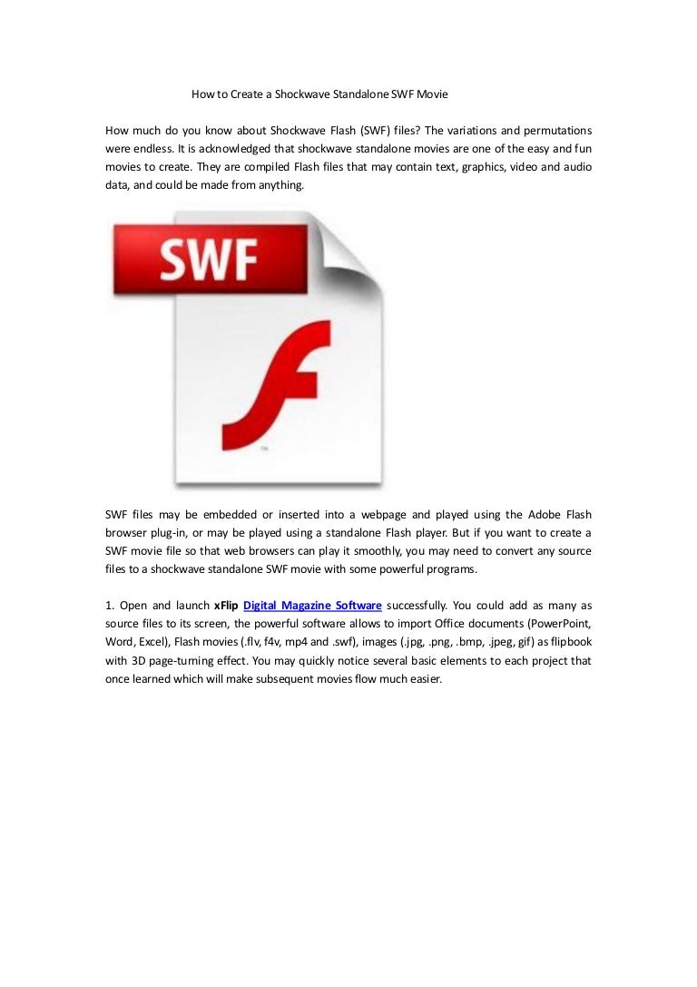Use swf files - heybilla