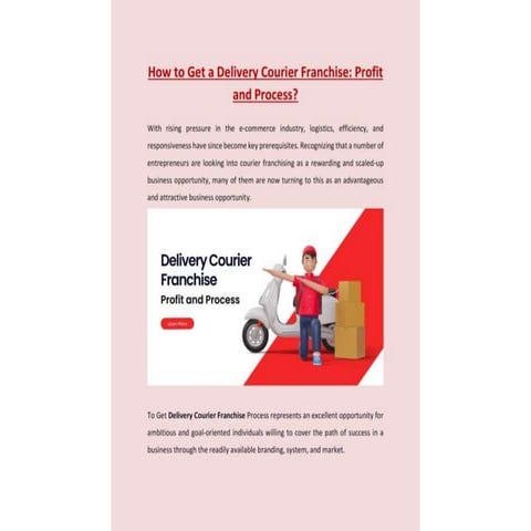 How to Get a Delivery Courier Franchise Profit and Process_00001.pptx