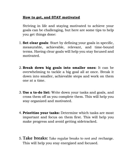 Strategies of motivation | PPT