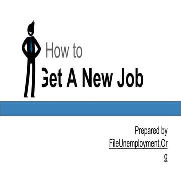 How To Get A New Job | PPT