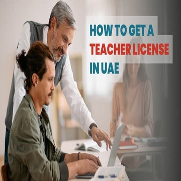 How To Get A Teacher License In United Arab Emirates | PDF