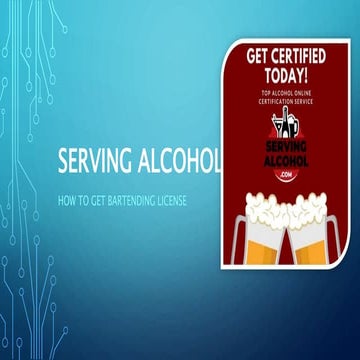 How to get bartending license | PPTX