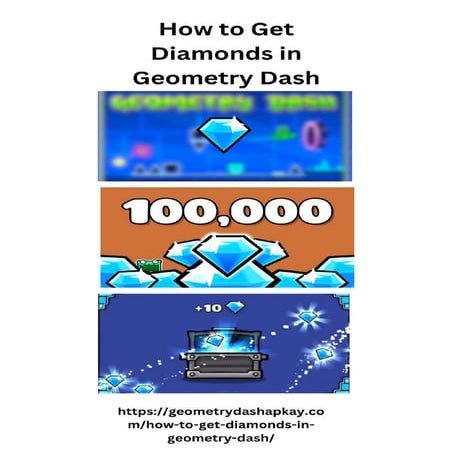 How to get Diamonds in Geometry Dash | PDF
