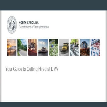 Your guide to getting hired by NCDOT | PPTX