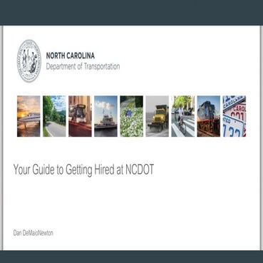Insider's Guide to Getting Hired at NCDOT | PPTX