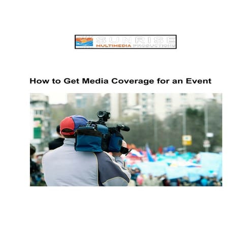 How to Get Media Coverage for an Event ? | PDF