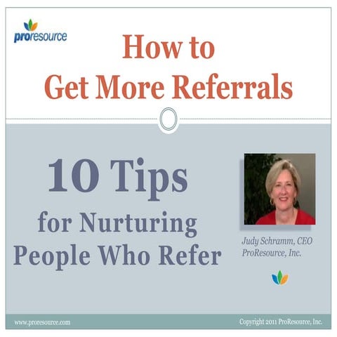 How to Get More Referrals | PPT