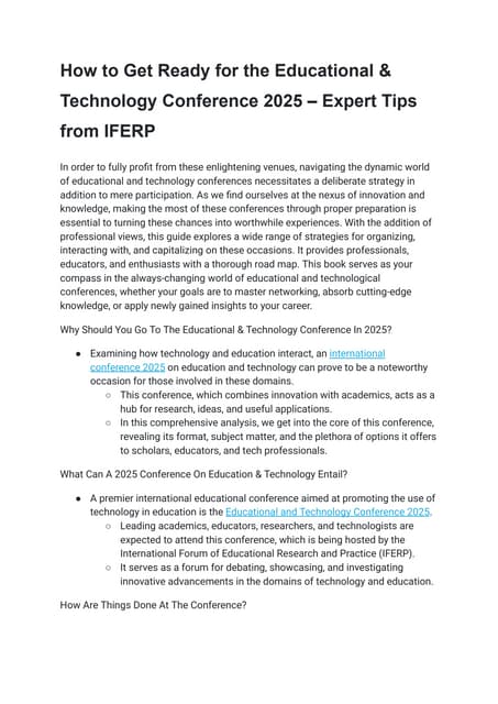 How to Write a Research Paper | A Beginner's Guide -IFERP | PDF