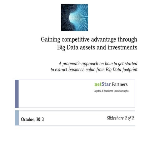 How to get started in extracting business value from big data 2 of 2 ...