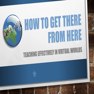 How to get there from here | PPT